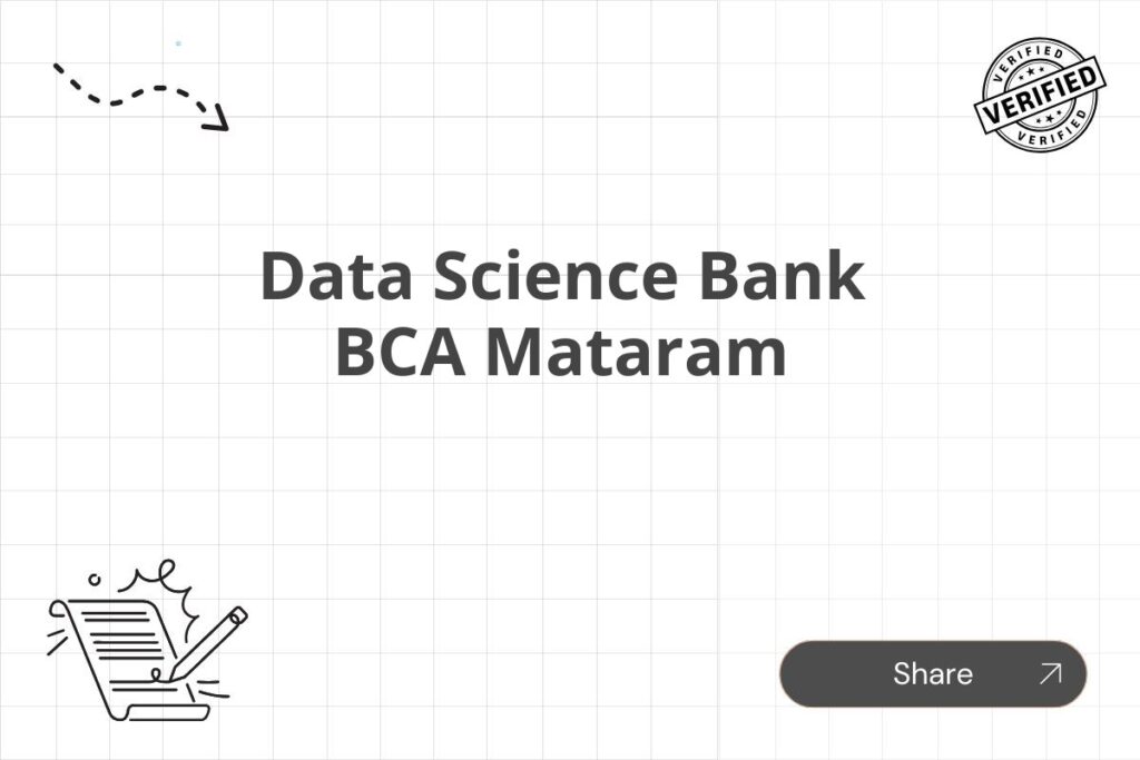 Data Science Bank BCA Mataram Tahun 2025